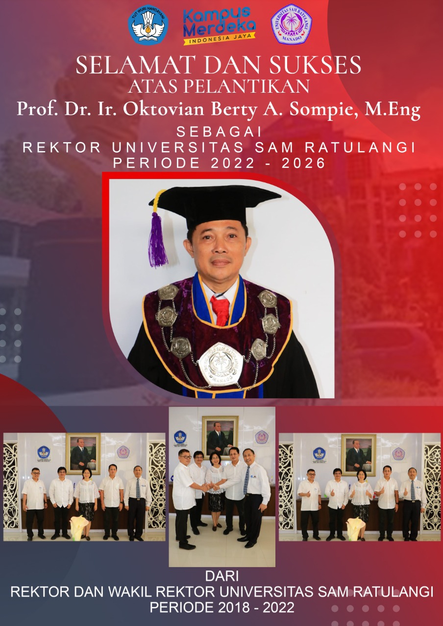 Prof Berty Sompie Resmi Jabat Rektor Unsrat Periode 2022 – 2026 – Explore Sulut